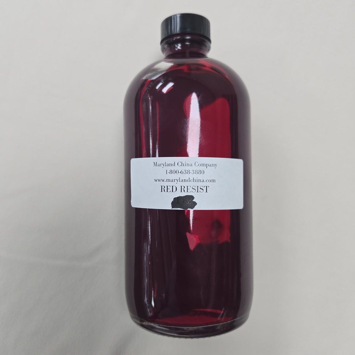 Red Resist Coating, 1 pt — Maryland China