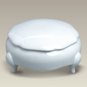 5" Scalloped Footed Box — Maryland China