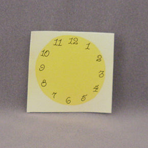Clock Face Decal, Black, 2.75" — Maryland China