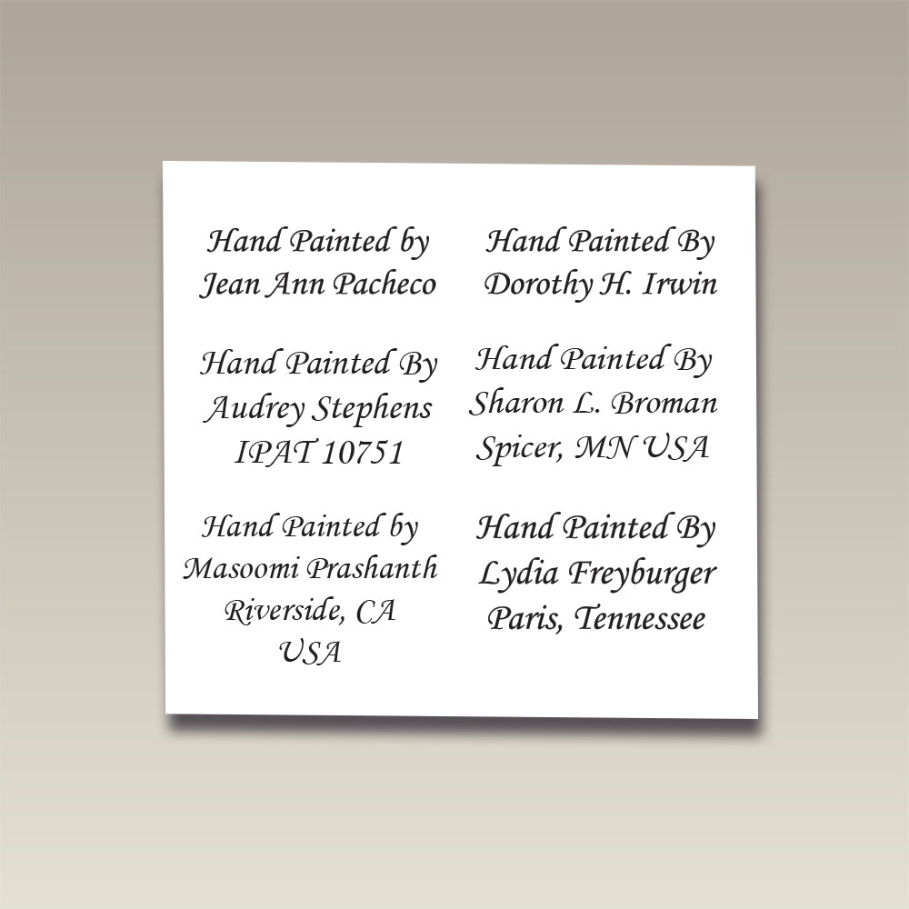 Personalized Water Slide Decal Back Stamps, Quantity of 150 — Maryland ...